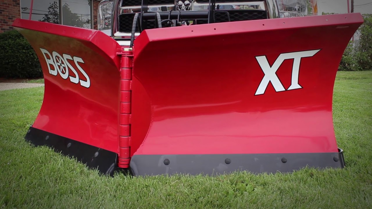 Boss VXT Snowplow - YouTube