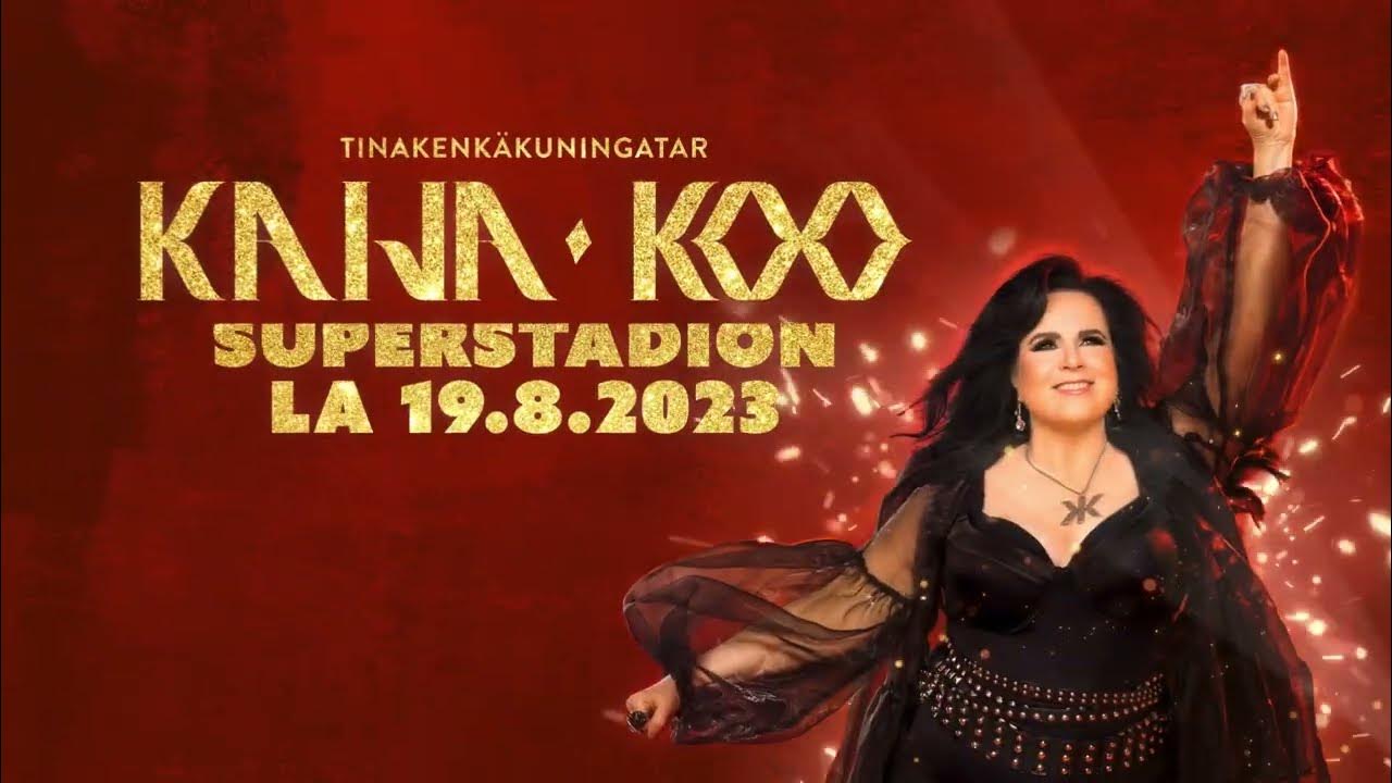 Kaija Koo Superstadion 19.8. - Liput myyntiin ke 1.2. klo 9 - YouTube
