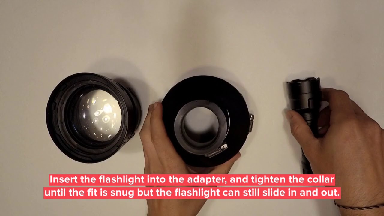 How to make a handheld light graffiti projector - YouTube