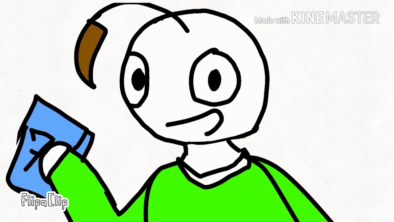 Baldi 's basics //screaming// animation - YouTube