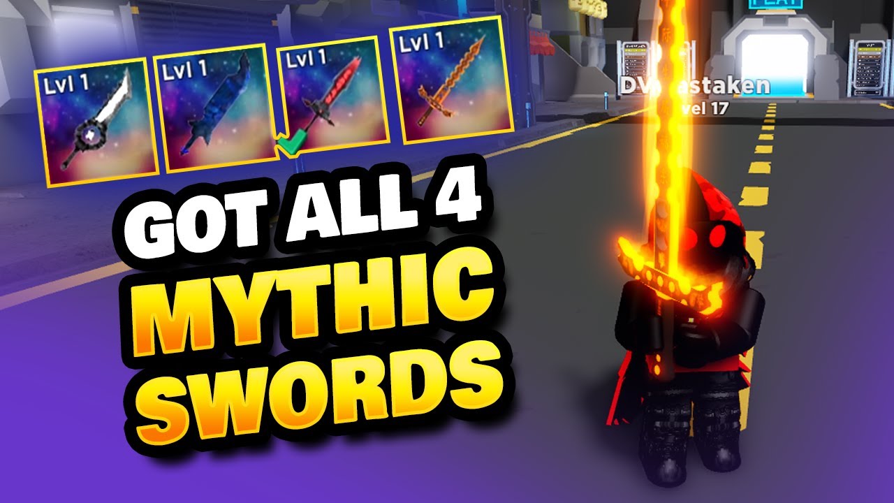 Bought All 4 Mythic Swords & Gave 3 Away in Blade Quest - YouTube