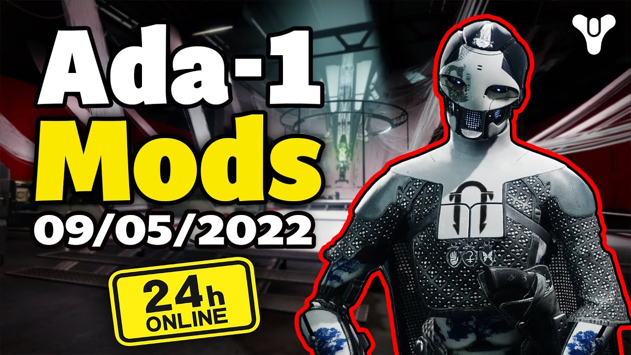 ADA-1 MODS TODAY! 09/05/2022 - Destiny 2 - YouTube
