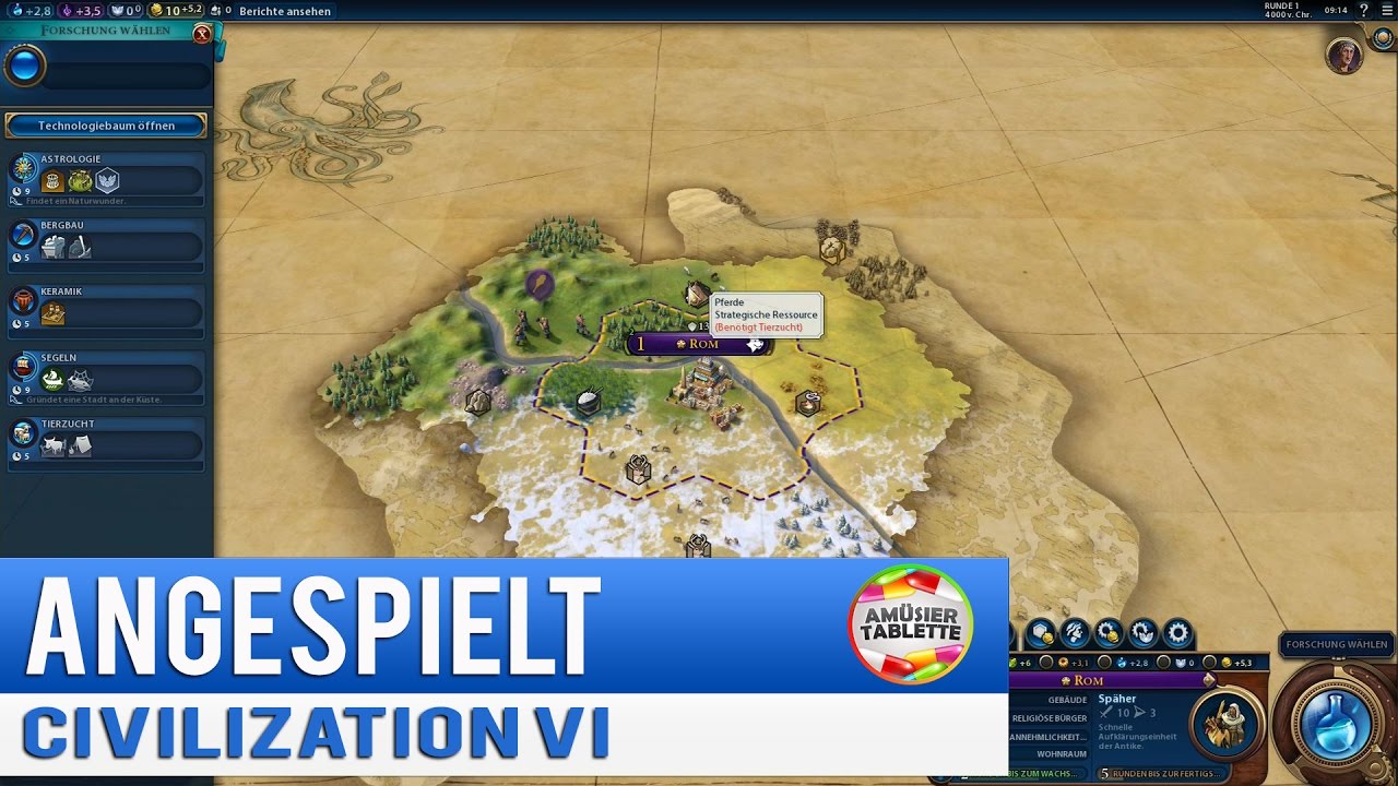 ONE MORE TURN - CIVILIZATION 6 (german/deutsch) angespielt - Gameplay ...