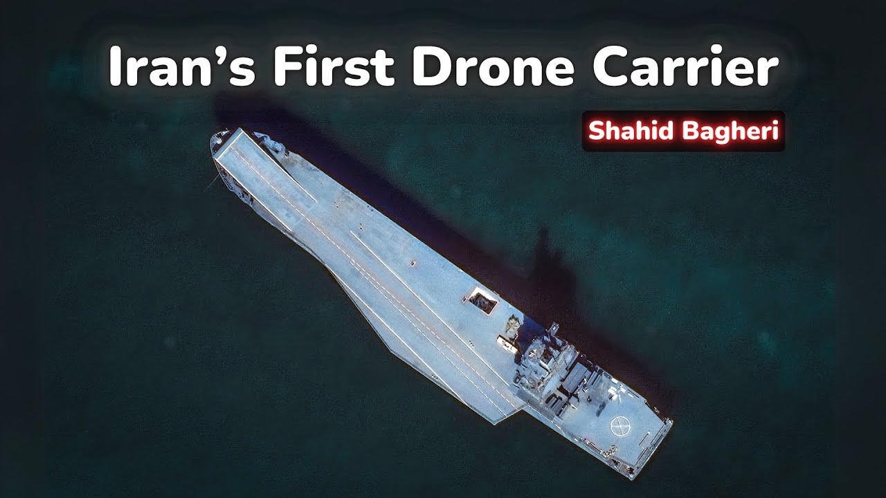 Shahid Bagheri Drone Carrier | Iran’s Naval Power Redefined - YouTube