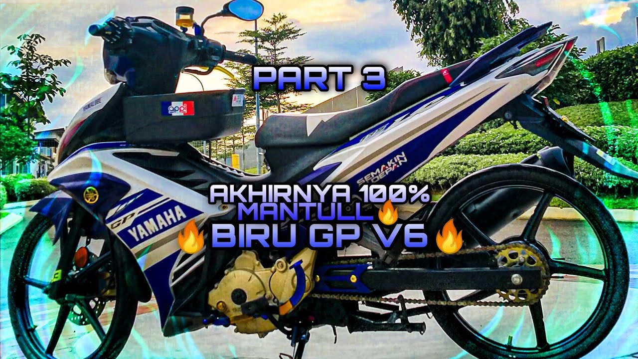 yamaha lc135 biru gp - Carl Sanderson