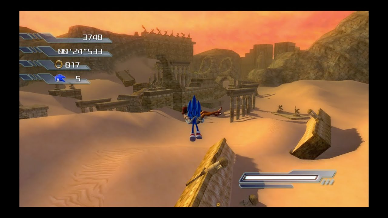 Sonic the Hedgehog 2006: Dusty Desert (Sonic) [1080 HD] - YouTube