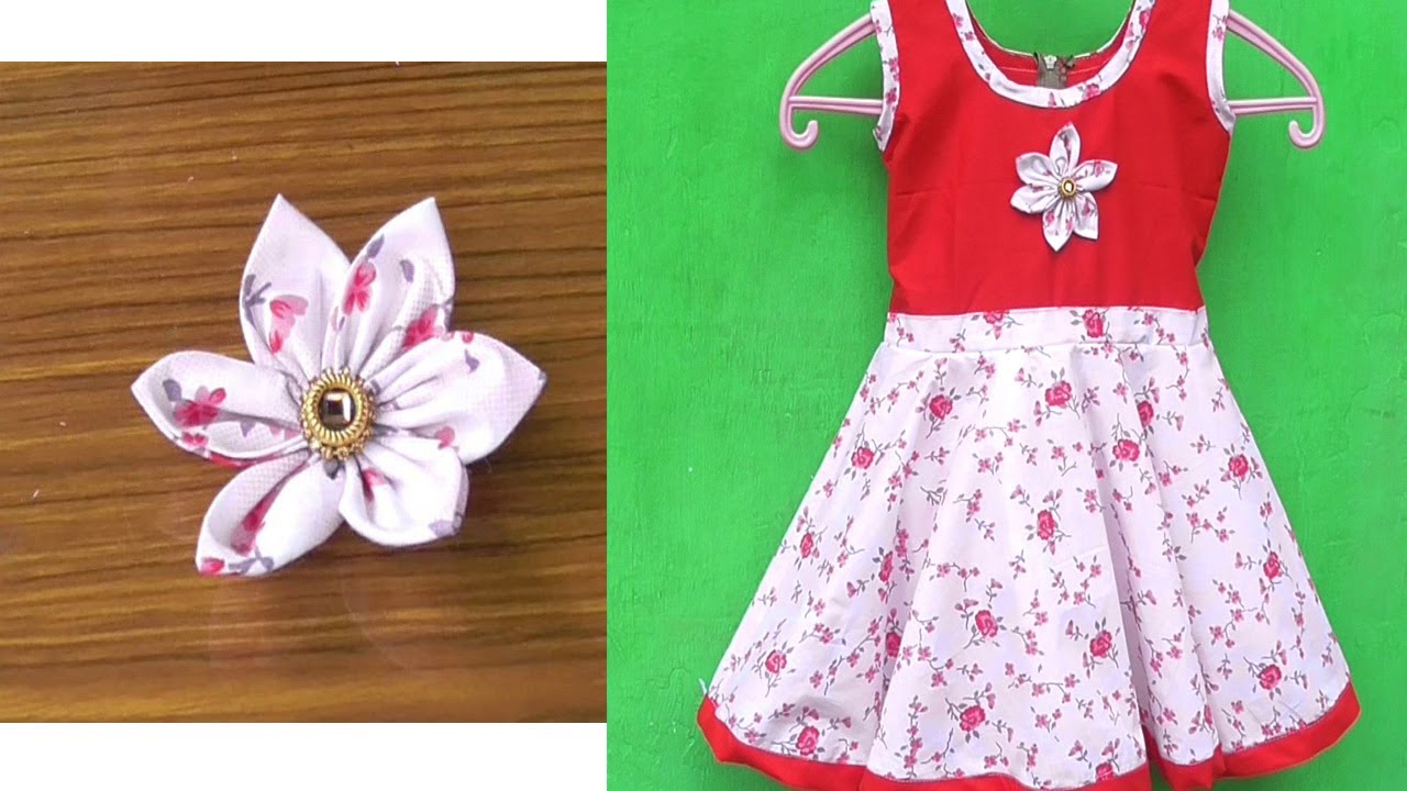 How to make flowers using clothes | Flower making by clothes | Jini ...