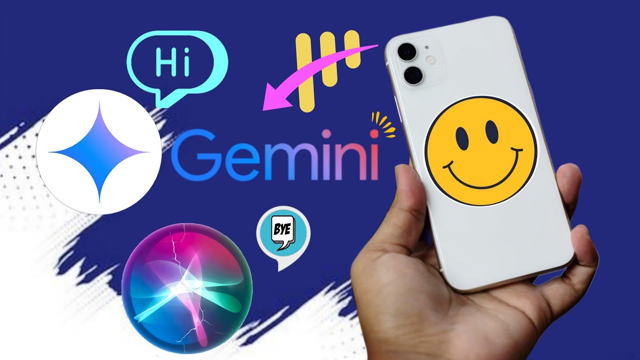 Say Goodbye to Siri Hello to Gemini AI on iPhone! - YouTube