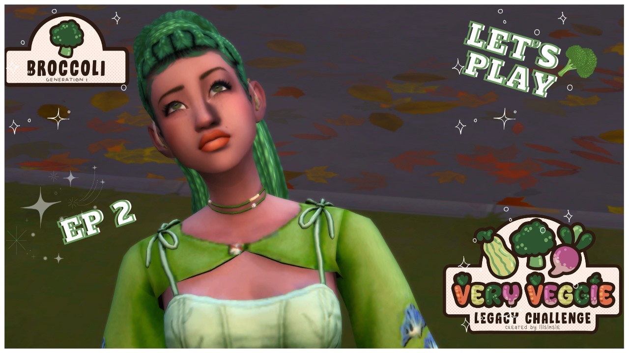 The Sims 4| The verry veggie challenge | GEN 1 🥦#2 - YouTube