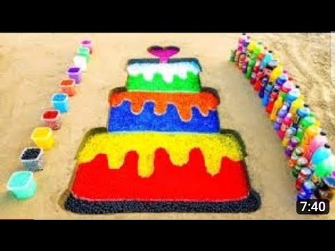 How to make Rainbow Megalodon Shark with Orbeez, Fanta vs Mentos ...