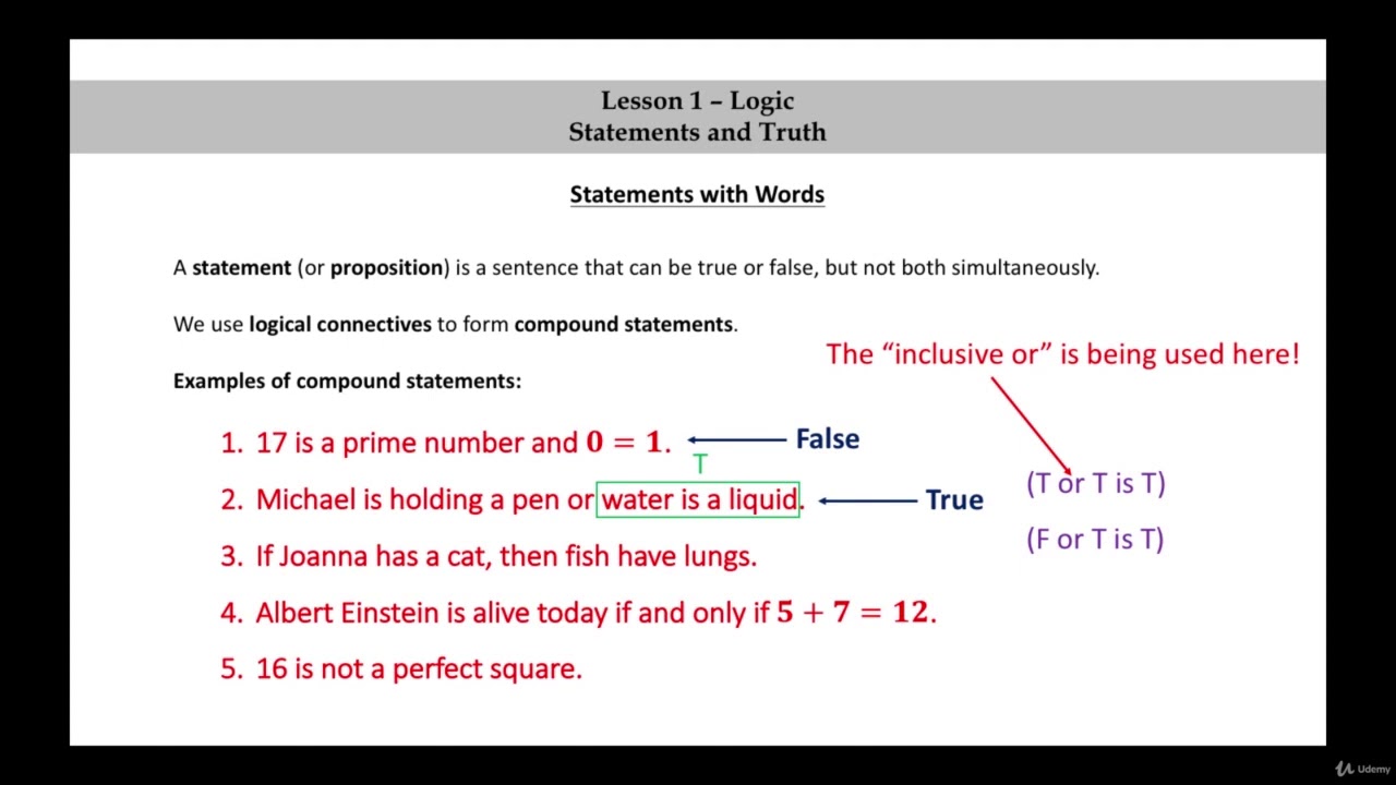 Pure Mathematics for Beginners - Lesson 1 - Logic - learn Logic - YouTube