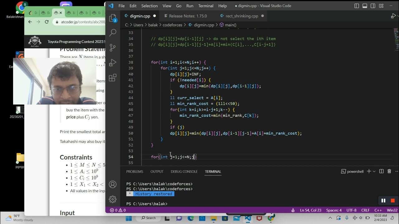 Upsolving Problem E In Toyota Programming Contest 2023 Spring Qual A(atcoder Beginner Contest