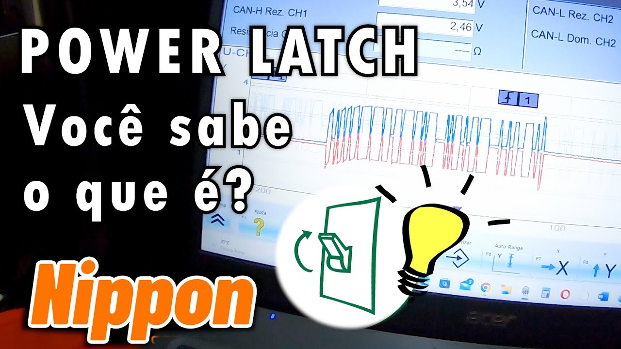 Você sabe o que é POWER LATCH? Diagnóstico com Osciloscópio. - YouTube