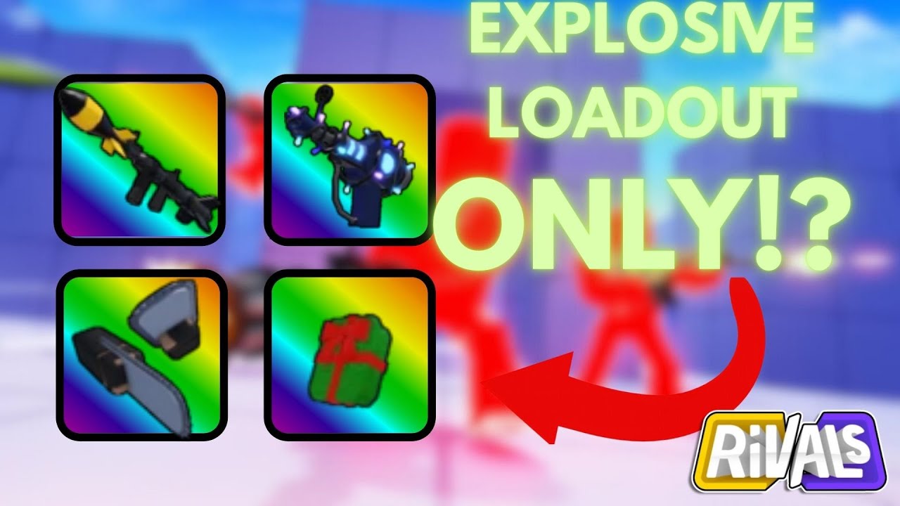 I Did The EXPLOSIVE ONLY Challenge In Roblox Rivals... - YouTube