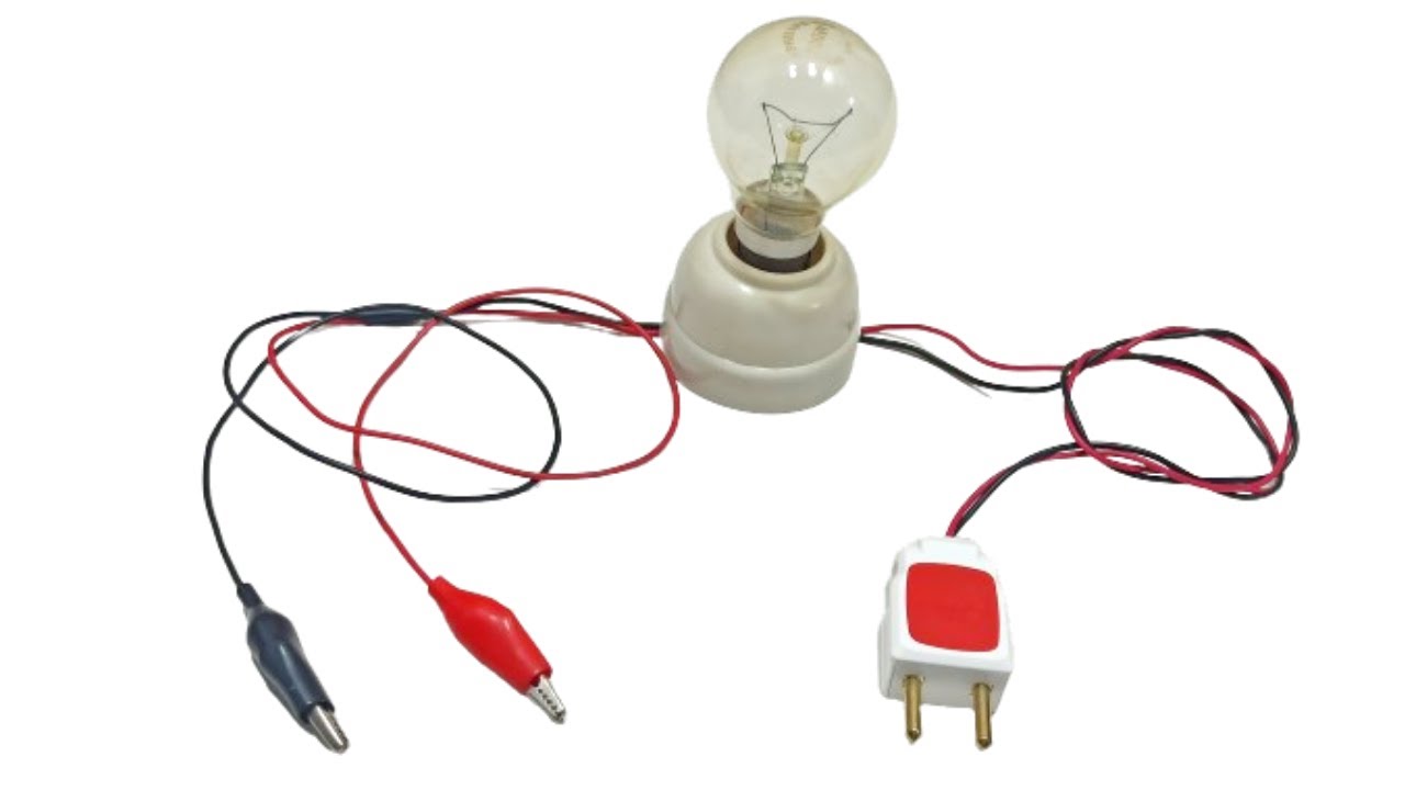how to make, series test lamp very simple #series #housewiring# ...