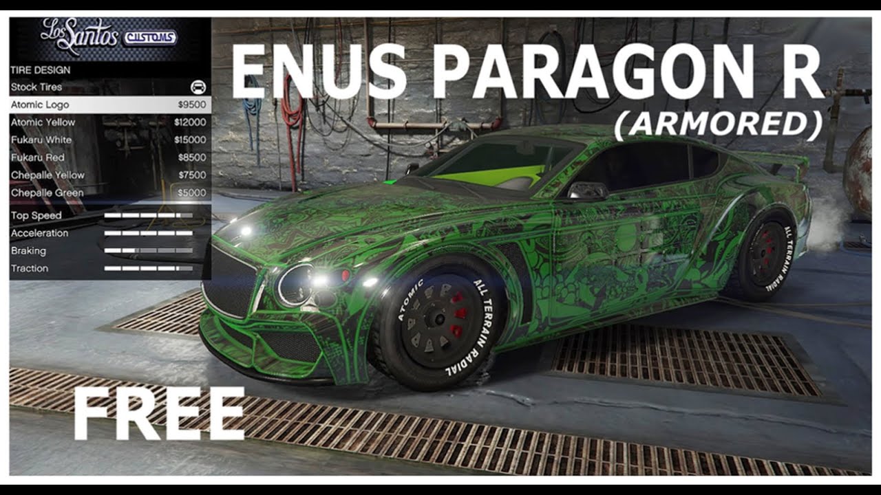 FREE ENUS PARAGON R (ARMORED) And 1.1 mil! Gta5 How To Get it Free ...