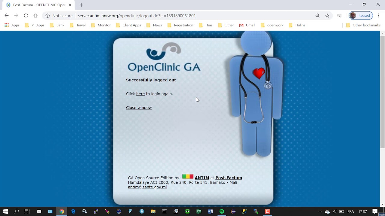 Module d'encodage rapide des contacts dans OpenClinic GA - YouTube