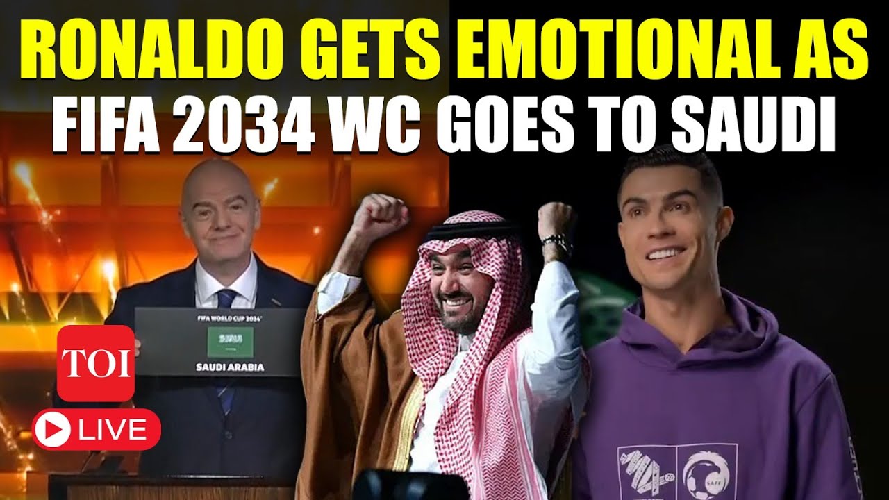 Cristiano Ronaldo Cheers For Saudi Arabia After FIFA Announcement ...