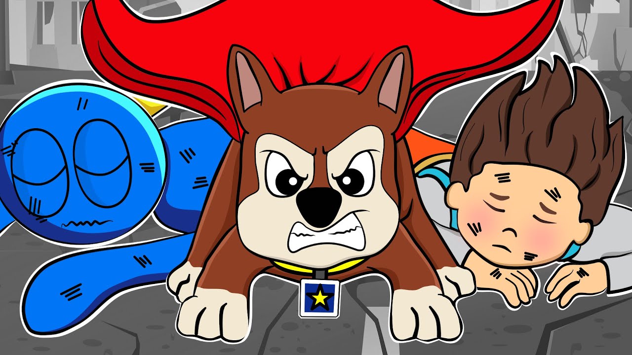 The Pups Rescue Blue & Ryder - Rainbow Friends x Paw Patrol | Roblox ...