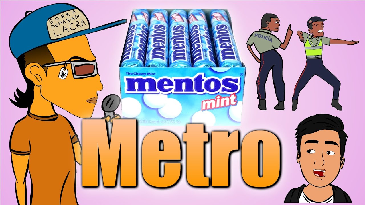 MENTOS en el METRO - YouTube