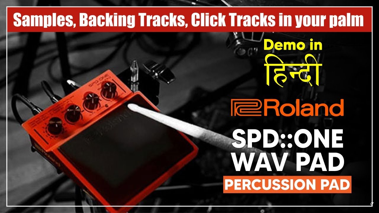 ROLAND SPD ONE WAV Percussion Pad - YouTube