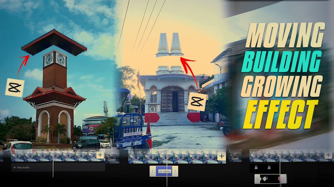 Moving 3d Building Growing Effect In Mobile | Capcut Editing Tutorial - YouTube