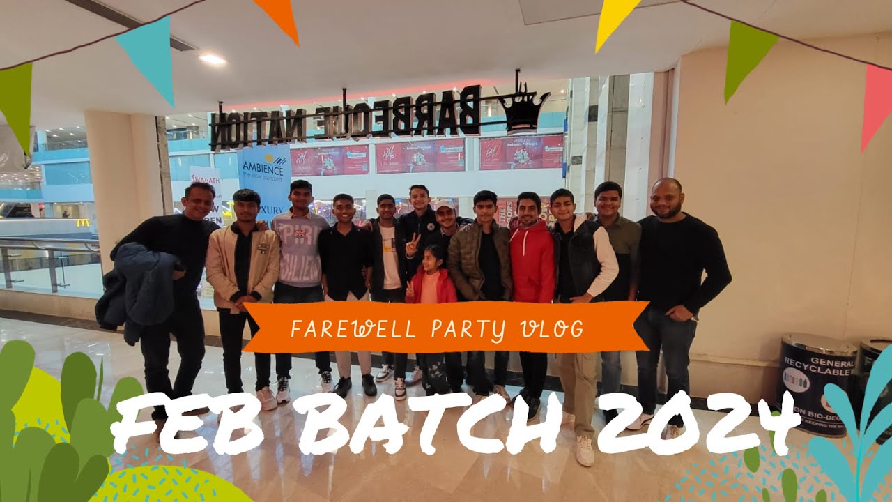 Farewell Party Vlog | FEB BATCH 2024 | #lifex #merchantnavy - YouTube