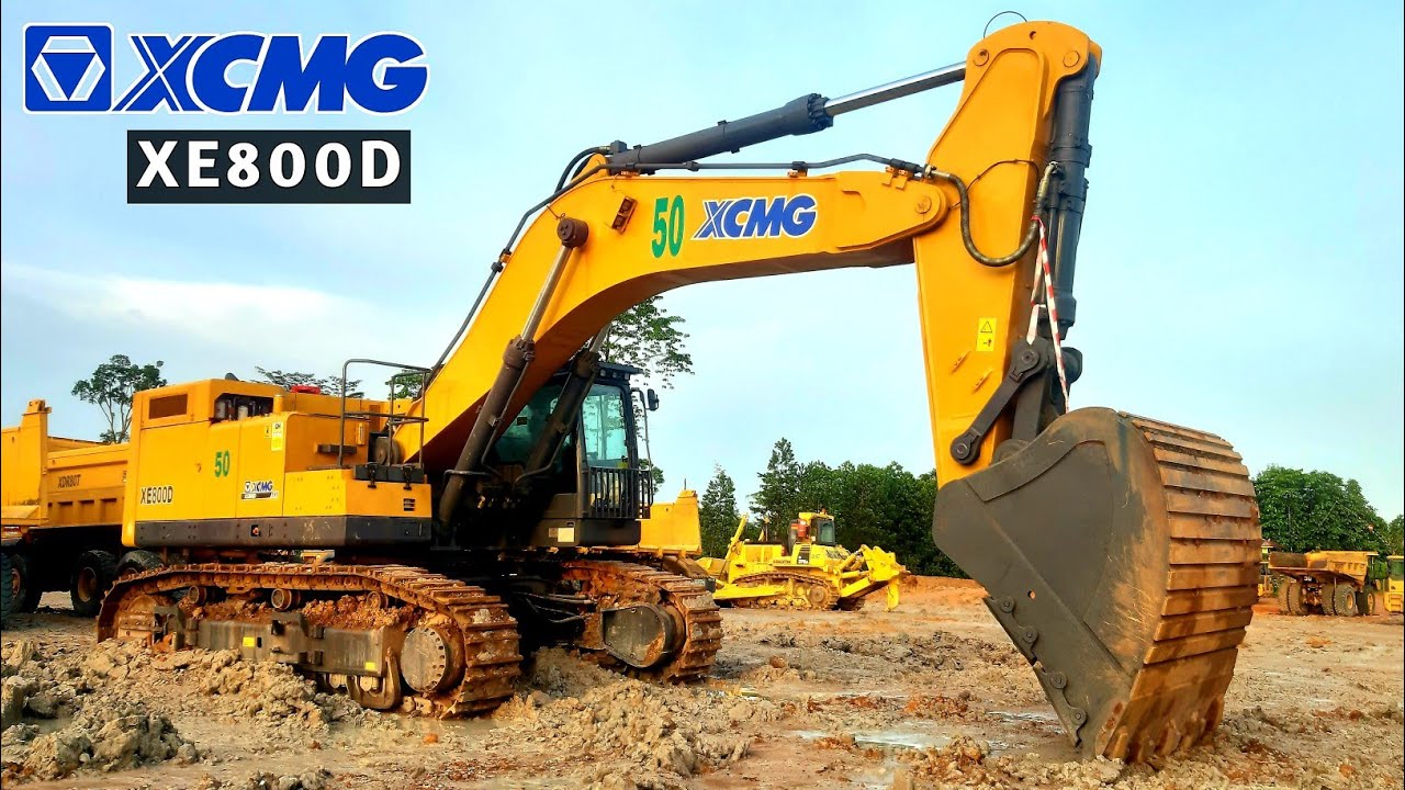 Commissioning excavator XCMG XE 800D terbaru - YouTube