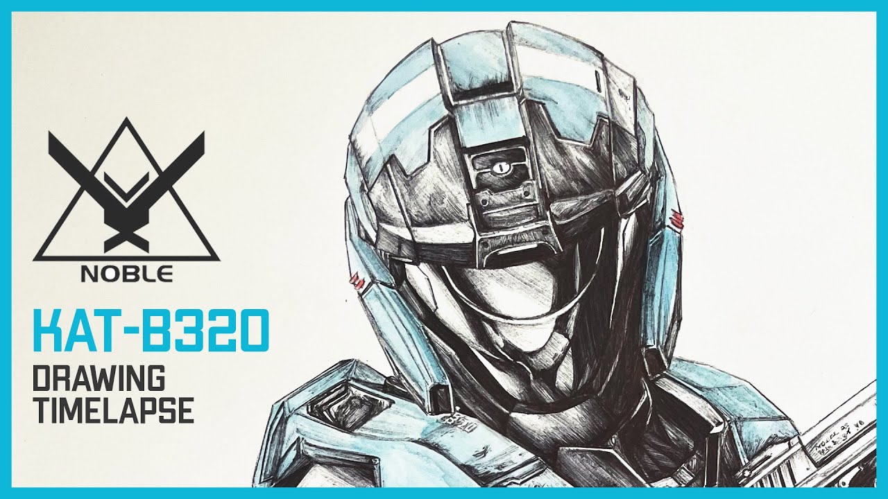 Noble Two - Kat-B320: Drawing Timelapse - YouTube