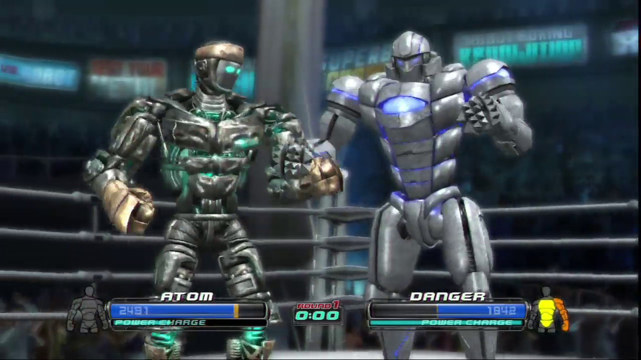REAL STEEL THE VIDEO GAME [XBOX360/PS3] - ATOM vs DANGER - YouTube