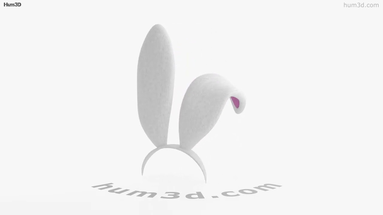 Bunny Ears 3D model by Hum3D.com - YouTube