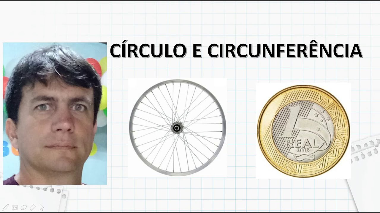 Círculo e Circunferência - Raio, Diâmetro, Comprimento e Área - YouTube