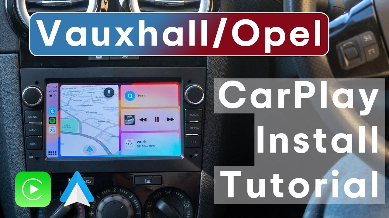 Vauxhall/Opel CarPlay Radio Installation Tutorial | Carsmetics - YouTube