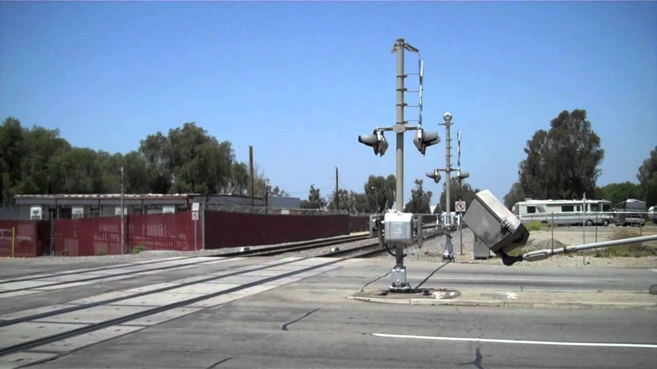 F59phi 451 leads Amtrak #572 past Sand Canyon Ave in Irvine, Ca - 5/11 ...