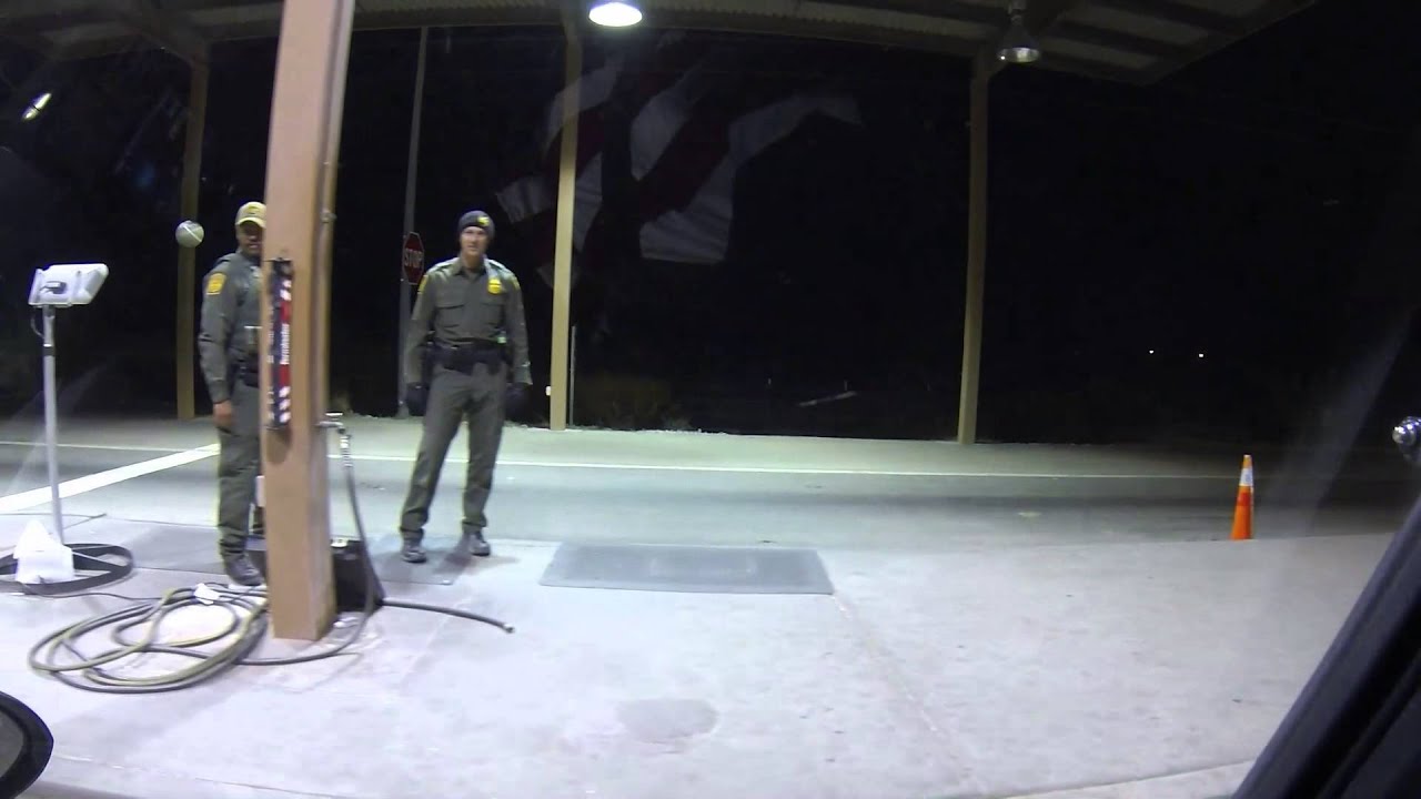 Patriotic Passenger Side View, US Border Patrol Checkpoint, Yuma ...