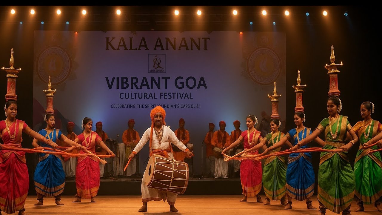 Vibrant Goa: Traditional Folk Dances on Stage | Dekhni, Goff, Samai ...