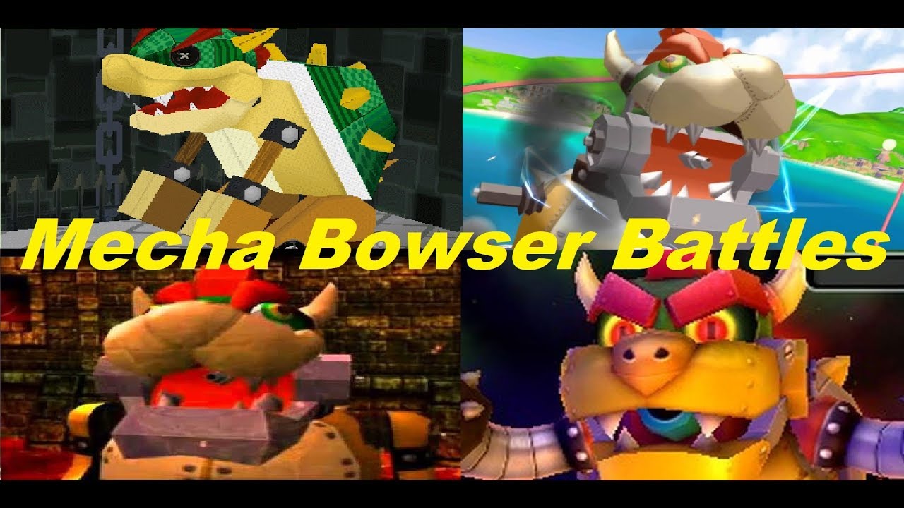 Evolution of Mecha Bowser Battles in Mario Games (2000-2017) - YouTube