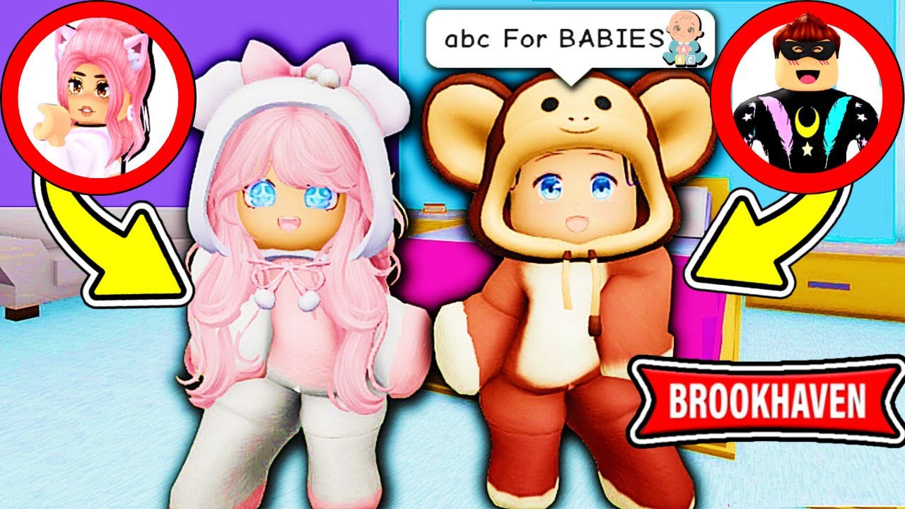 WE Became CUTE BABIES in BROOKHAVEN | Brookhaven RP - YouTube