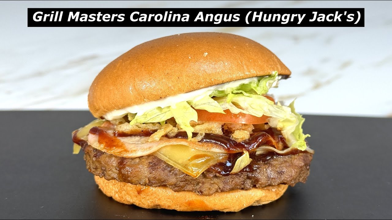 Grill Masters Carolina Angus (Hungry Jack's) - REVIEW - - YouTube