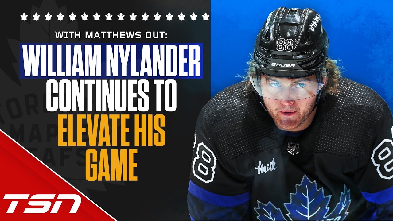 What allows Nylander to elevate when Matthews is out? - YouTube