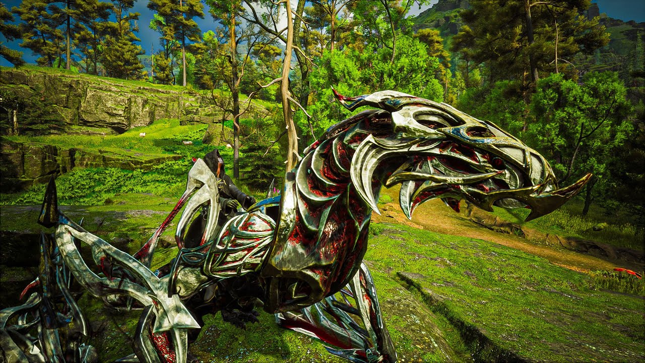 Hogwarts Legacy - Ethreal Dragon Mount (Mod Showcase) - YouTube