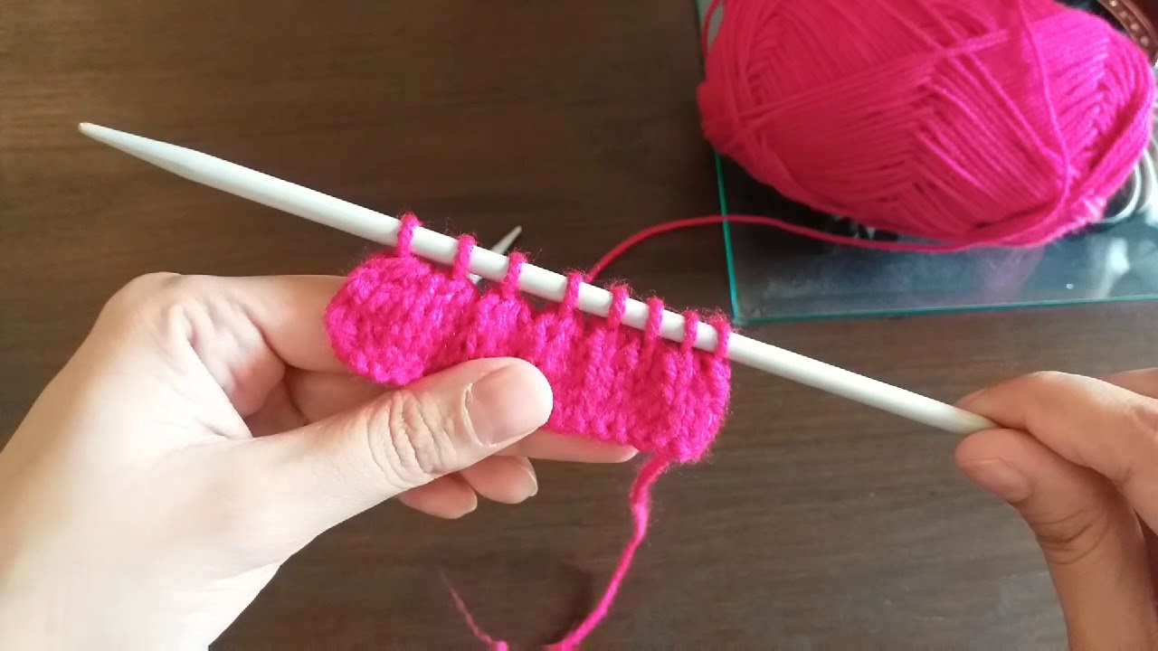 Knitting Help - k2tog, or knit two together By Clydknits - YouTube