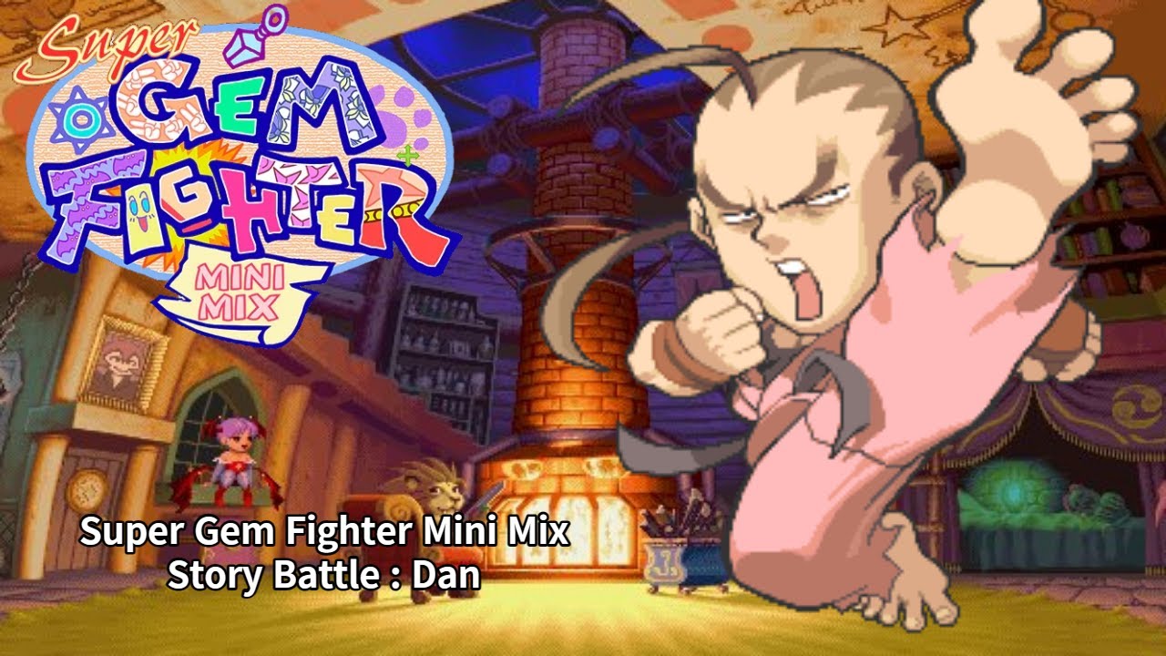 Super Gem Fighter Mini Mix Story Battle : Dan (Hardest) - YouTube