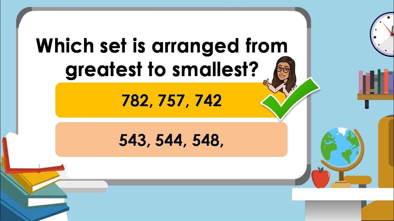 Ordering Numbers ( P2- Chapter 1: Lesson 4 ) - YouTube