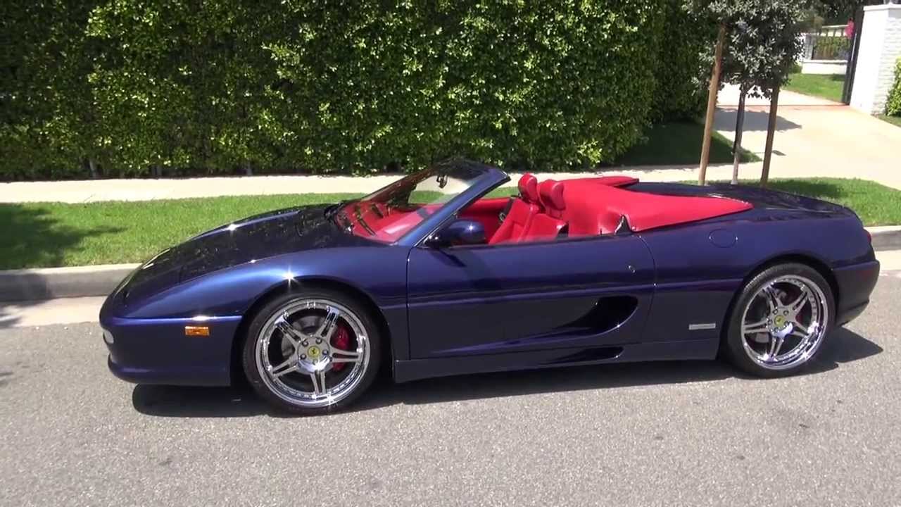 Ferrari 355 Spider Le Mans Blue over Bordeaux the only one in this ...