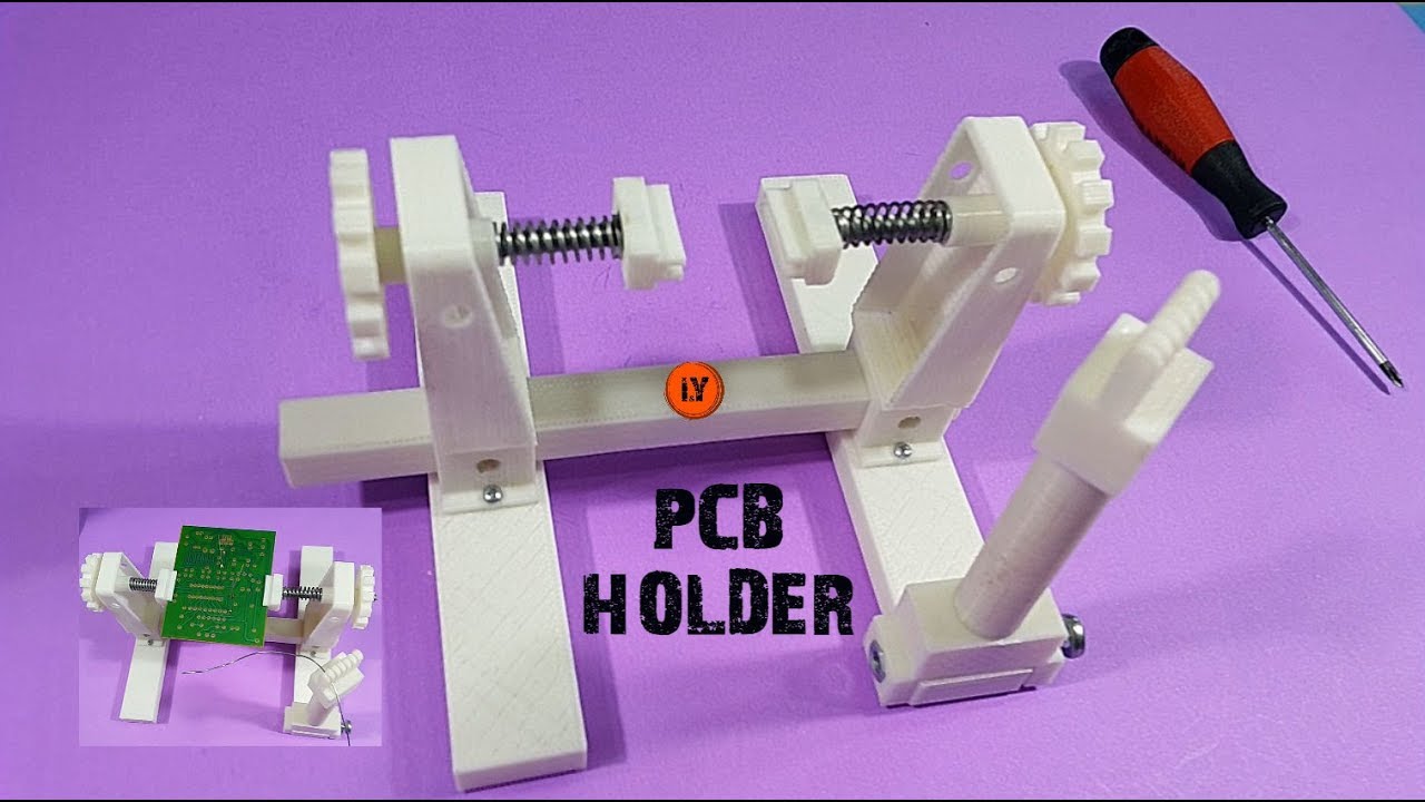 HOW TO MAKE A PCB HOLDER ? PCB TUTUCU NASIL YAPILIR ? - YouTube