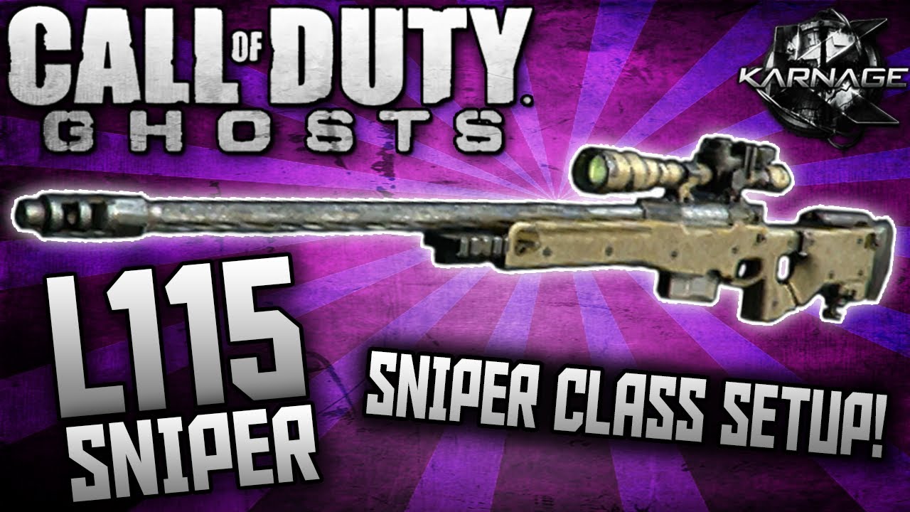 COD: Ghosts - "L115" BEST CLASS SETUP - BEST SNIPER CLASS SETUP! (COD ...
