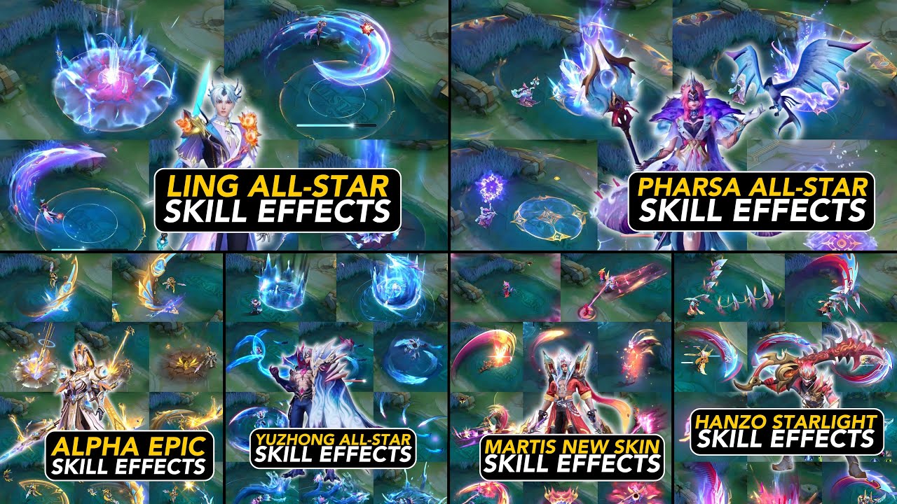 ALL STAR SKINS GAMEPLAY LING PHARSA & FREE YU ZHONG| ALPHA EPIC SKIN ...