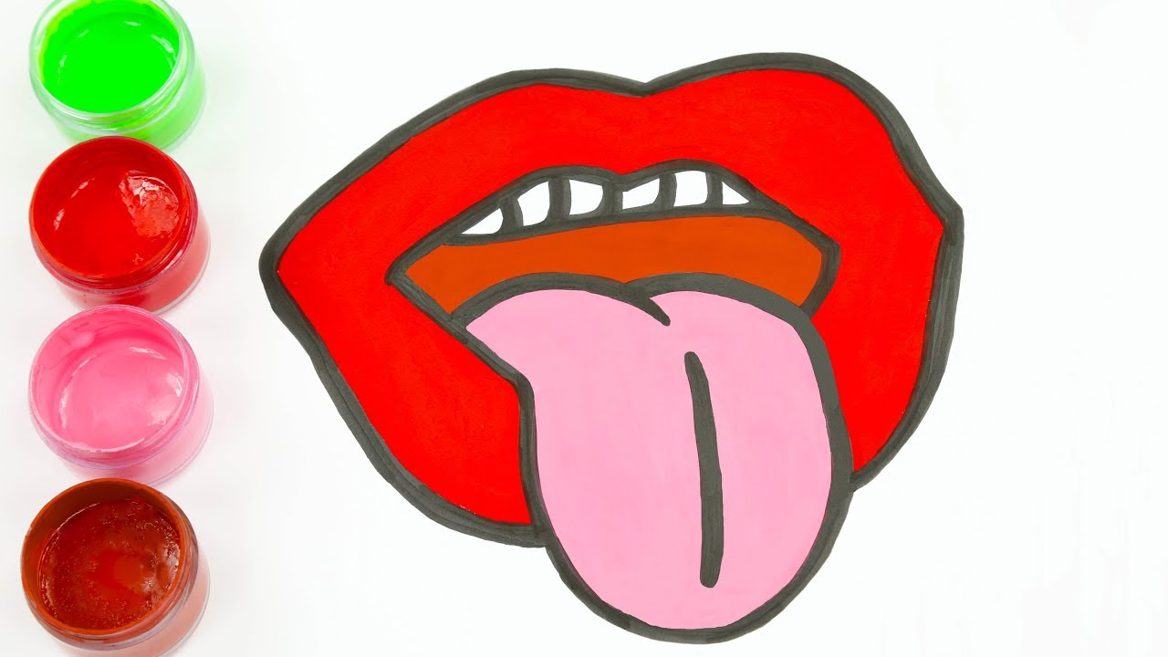 Drawing Mouth | Learn Colors | Drawing for Kids and Toddlers | Drawing ...