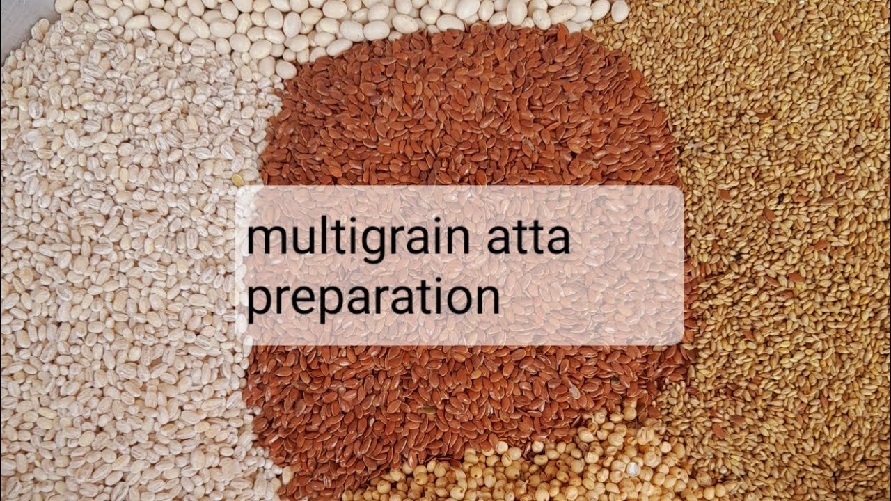 How to prepare multigrain atta at home💁‍♀️🏕 - YouTube